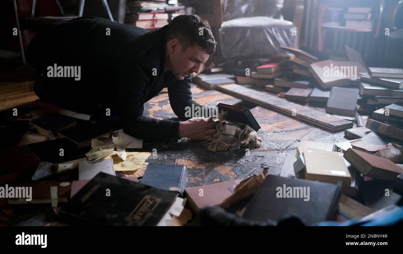 NICK BLOOD in THE OFFERING (2022), directed by OLIVER PARK. Credit ...