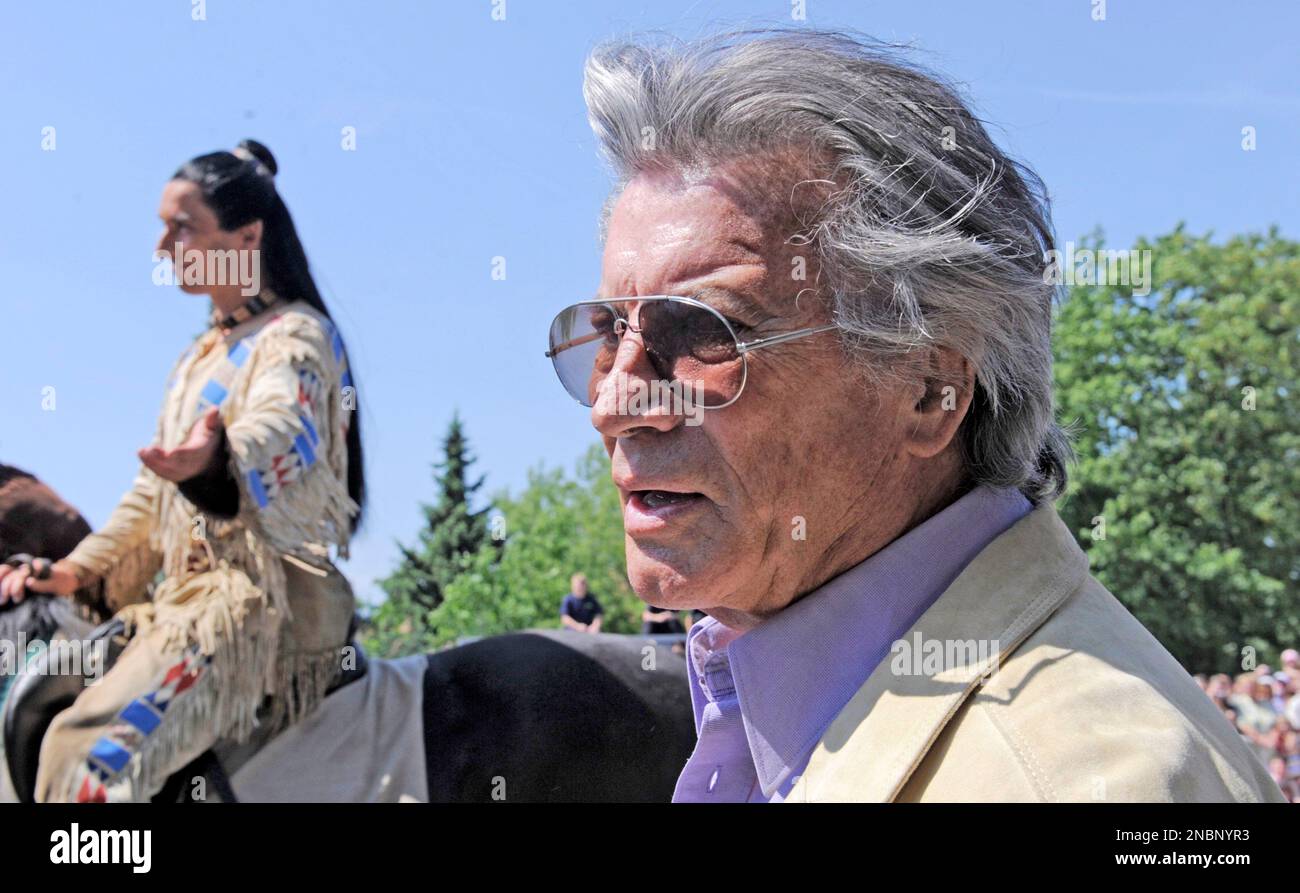 French actor Pierre Brice who played 'Winnetou', the fictional Apache ...