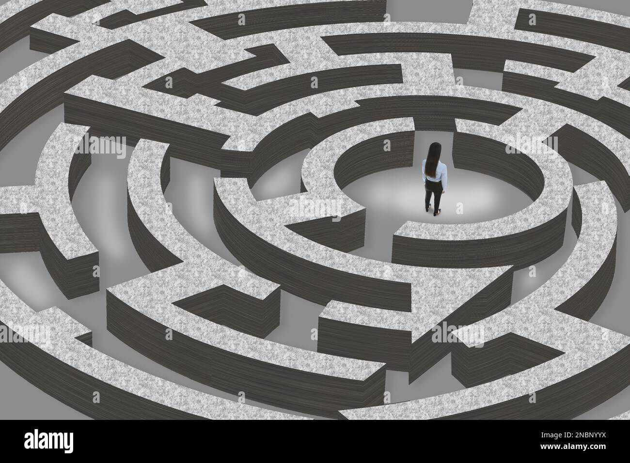 Draw maze game hi-res stock photography and images - Alamy