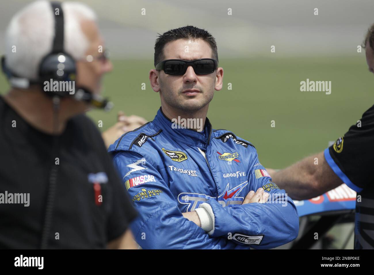 Sprint Cup Series driver Andy Lally during qualifying for Sunday's ...