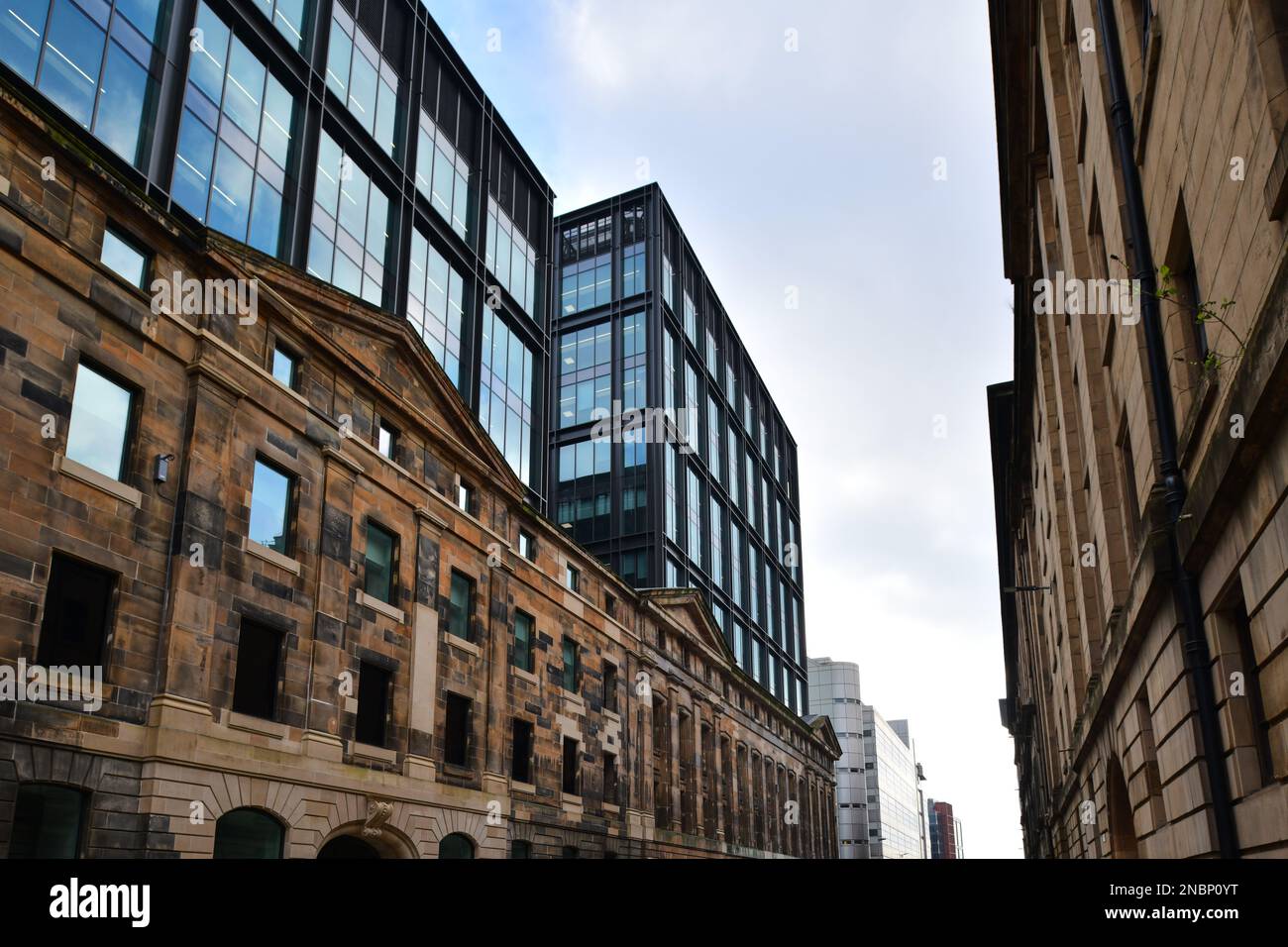Glasgow Scotland, UK 13 February 2023.Glasgow’s International Financial ...