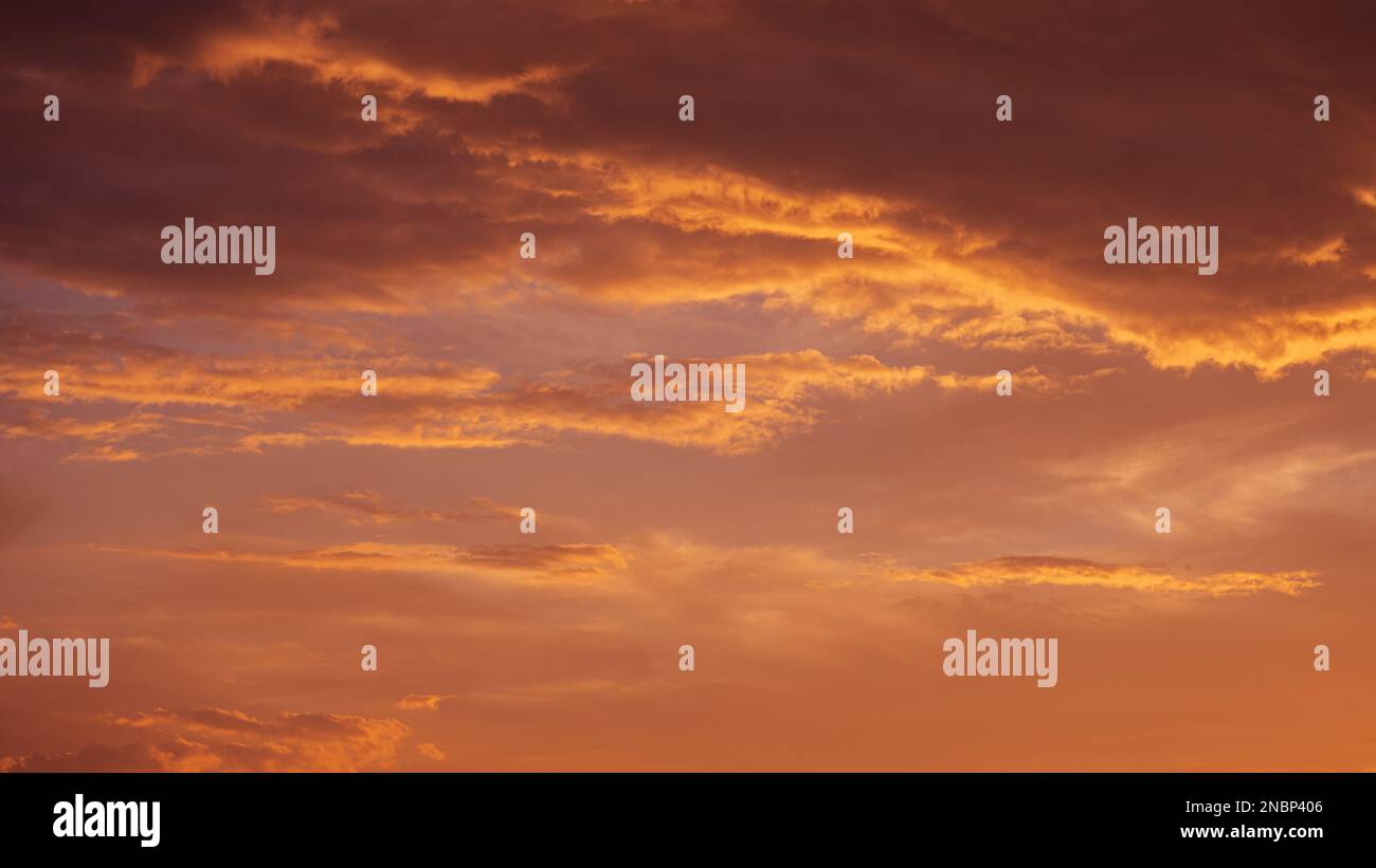 Dramatic sky. Sunset. Nature background Stock Photo - Alamy