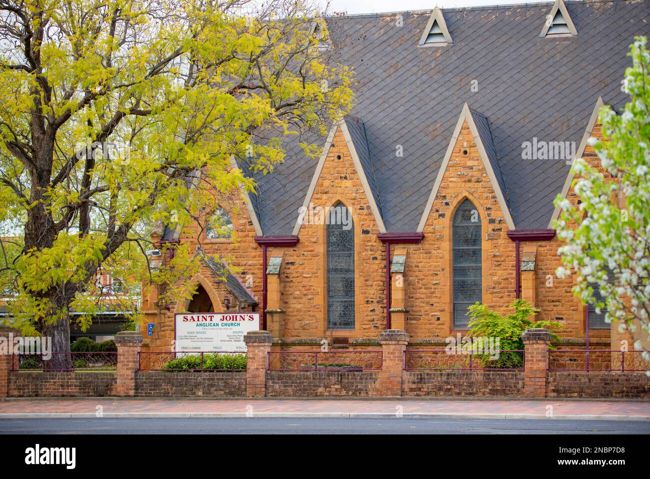 St John's Church of England at Forbes, New South Wales, Australia, was ...