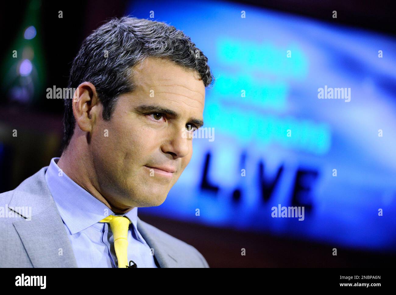 WATCH WHAT HAPPENS LIVE -- "Guests: Sandra Bernhard and Sonja Morgan" -- Pictured: Andy Cohen ...