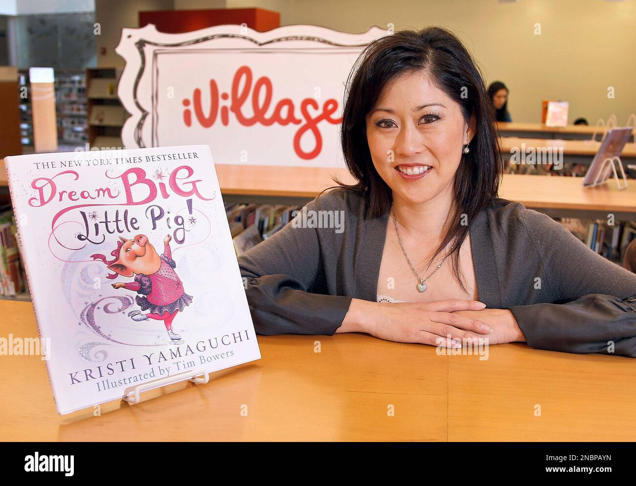Olympic Figure Skating Champion Kristi Yamaguchi, poses for a photo ...