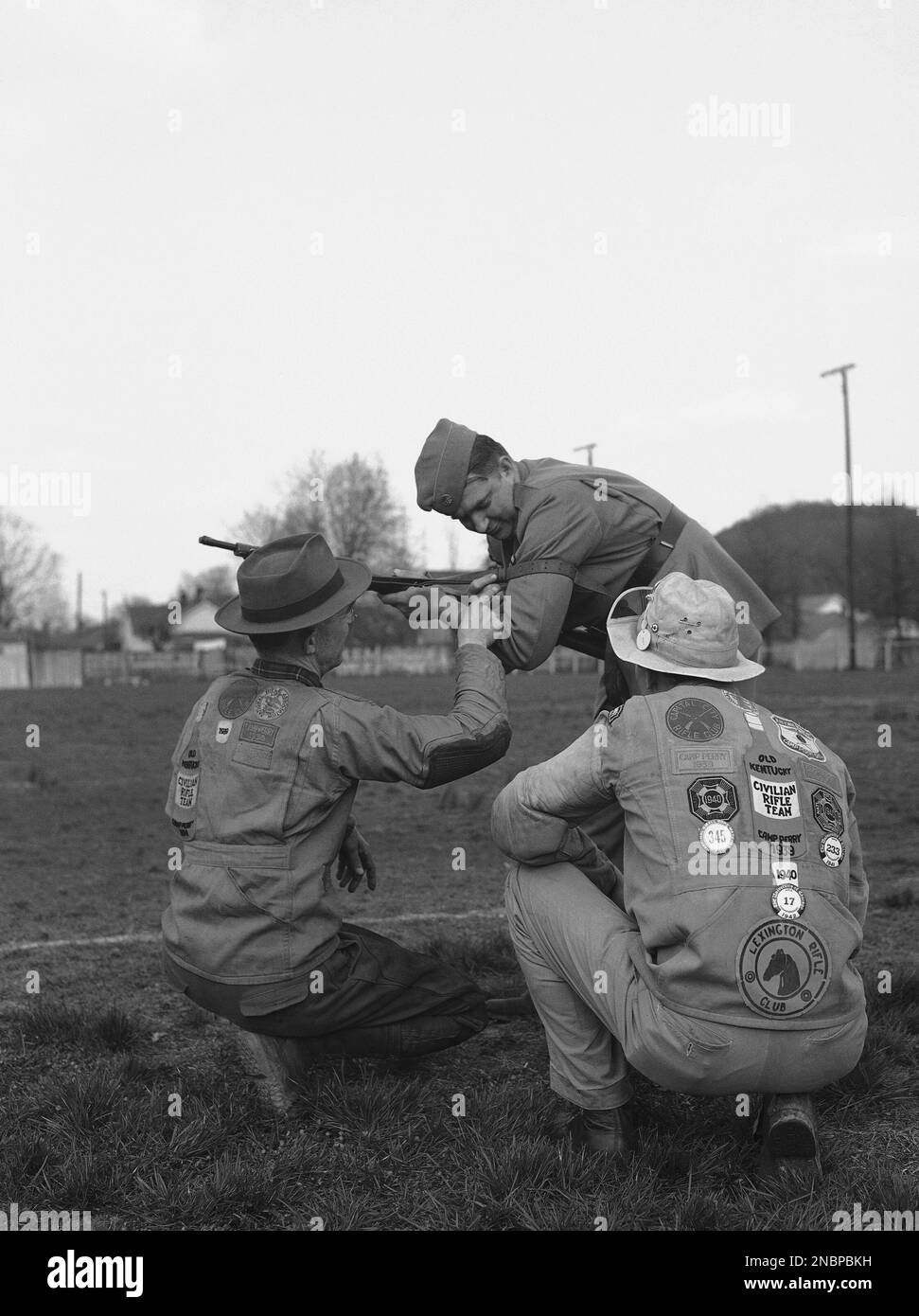 Members of the Frankfort Home Guard unit and young Kentuckians who ...