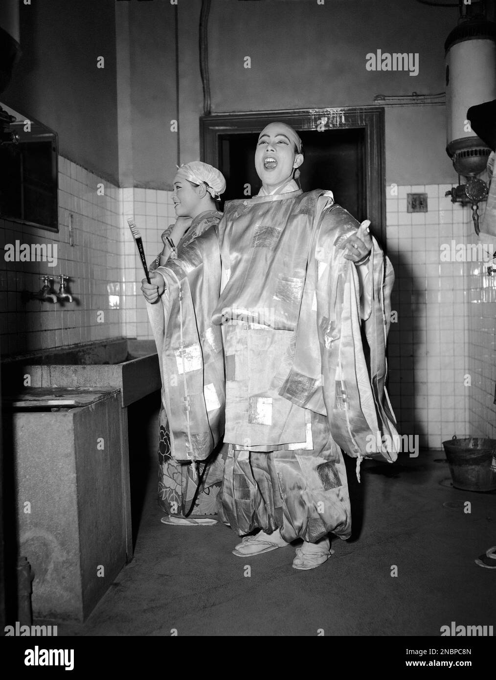 The first performance of the Mikado for Japanese audiences is playing ...