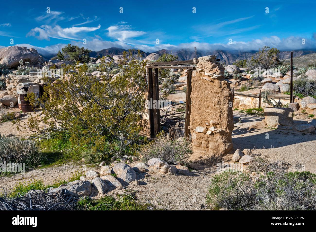 Remnants of Marshall South homestead built 1930s, top of Ghost Mountain ...