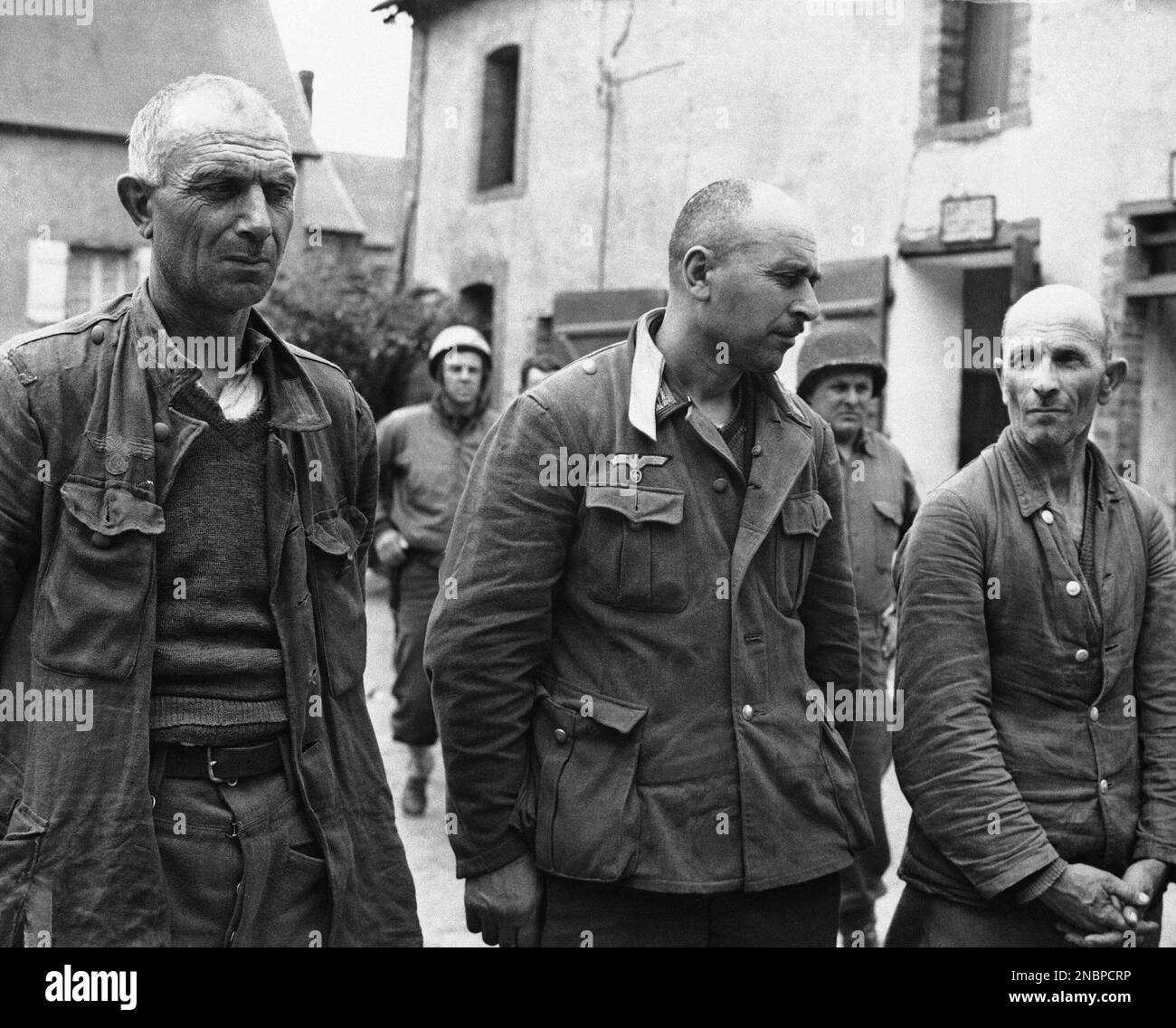 These Russians, wearing German uniforms, were among prisoners of war ...