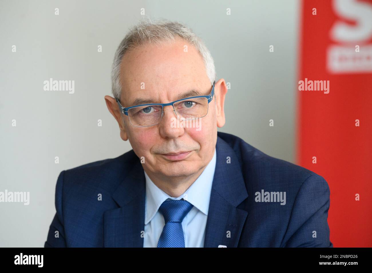 Springe, Germany. 14th Feb, 2023. Michael Vassiliadis, Chairman of the ...