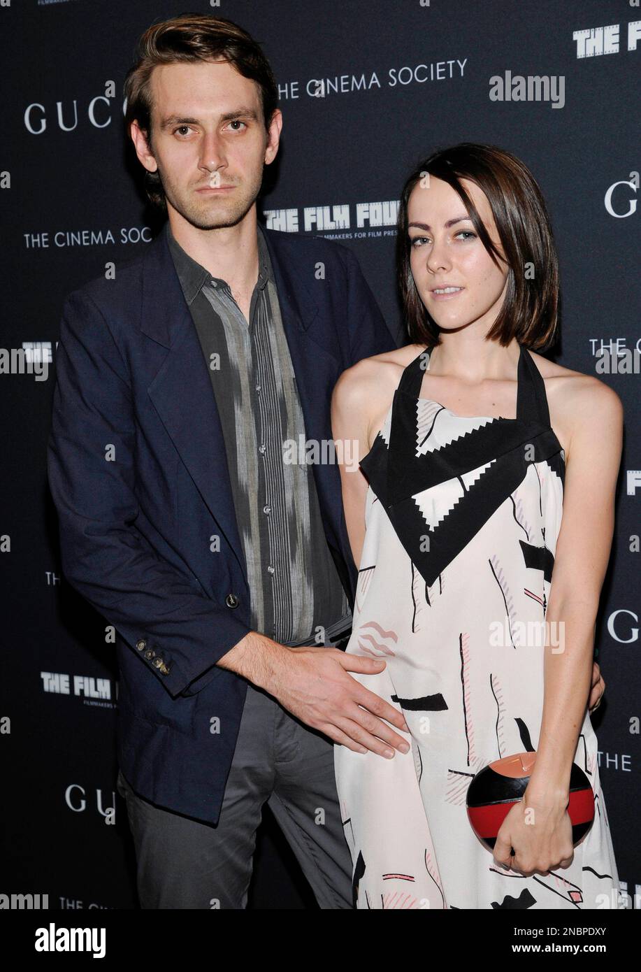 Actress Jena Malone and boyfriend attend a Cinema Society screening of ...