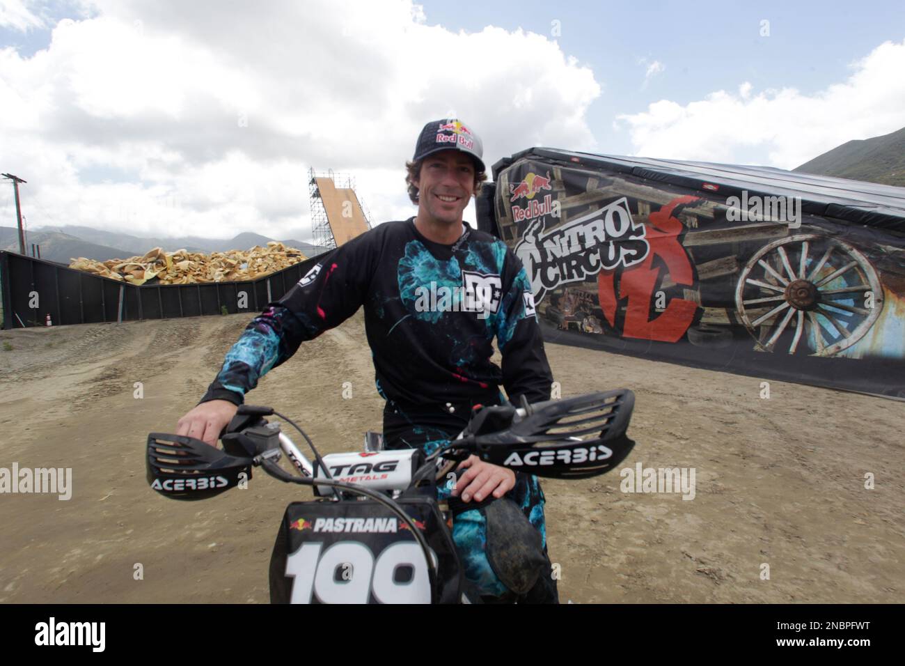 Travis Pastrana practicing Sunday, May 29, 2011 in Pala, Calif. (AP ...