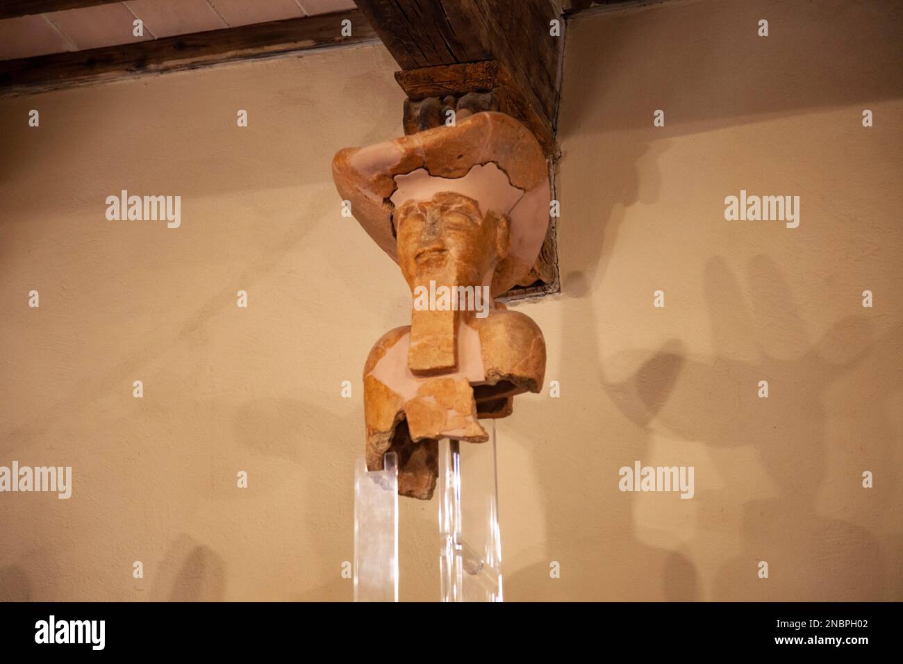 Italy, Tuscany, Siena district, Murlo village, the Etrschi museum Stock ...