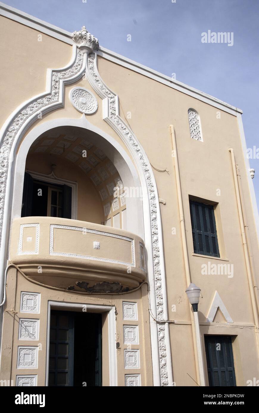 Greece, Dodecanese, Rhodes island the City Mandraki Italian era ...