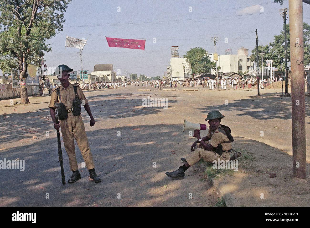 Views of Dacca during a one-day transport strike on July 12, 1968 which ...