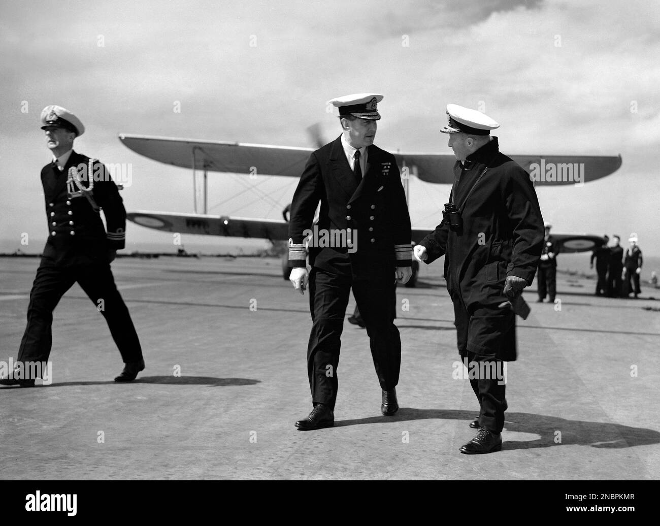 The Fifth Sea Lord, Vice-Admiral Sir Alexander Ramsay, Chief of Naval ...