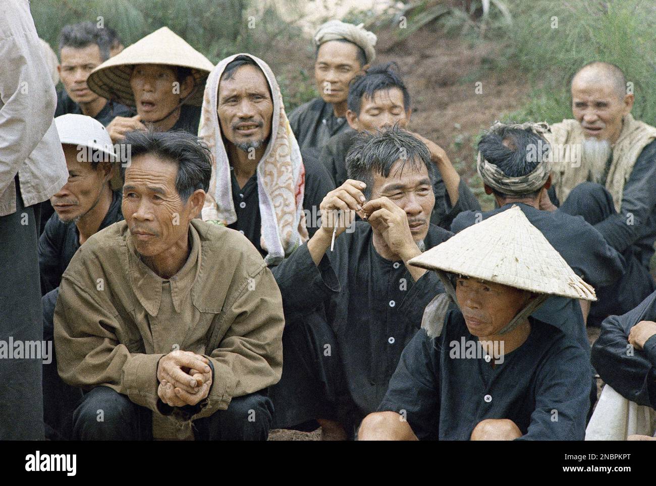 Faces of South Vietnamese civilians in an undated photo. (AP Photo ...