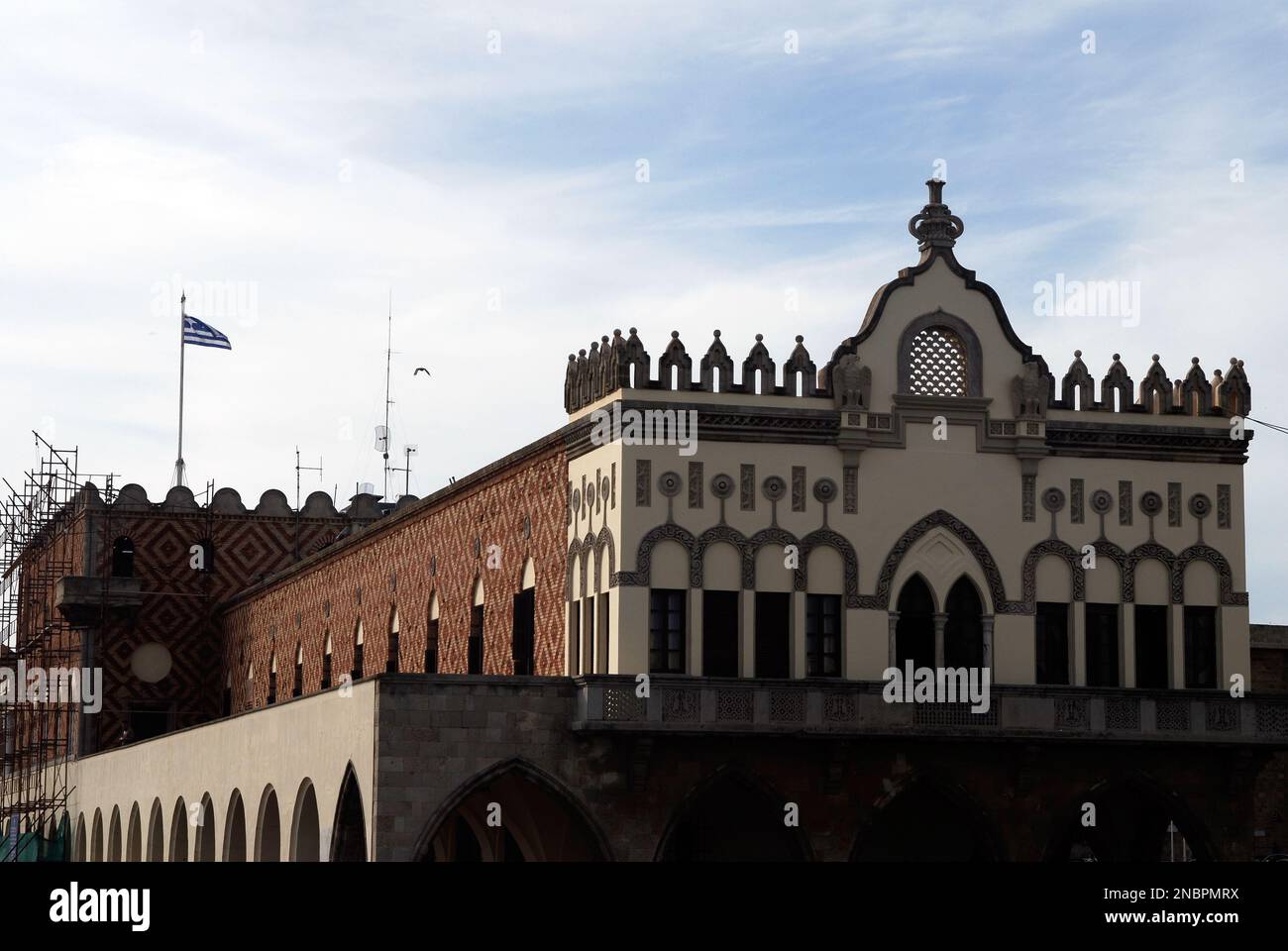 Greece, Dodecanese, Rhodes island the City Mandraki Italian era ...