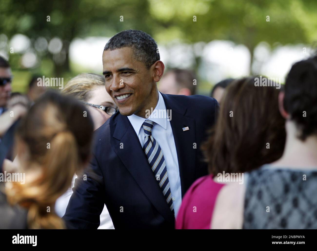 President Barack Obama shares time with family members of fallen ...