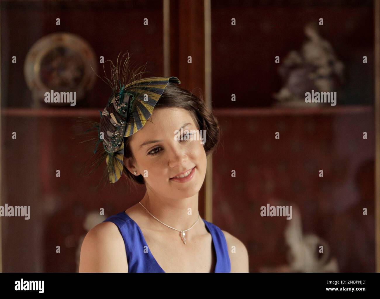 British actress Alice St. Clair, who plays Kate Middleton in the movie ...