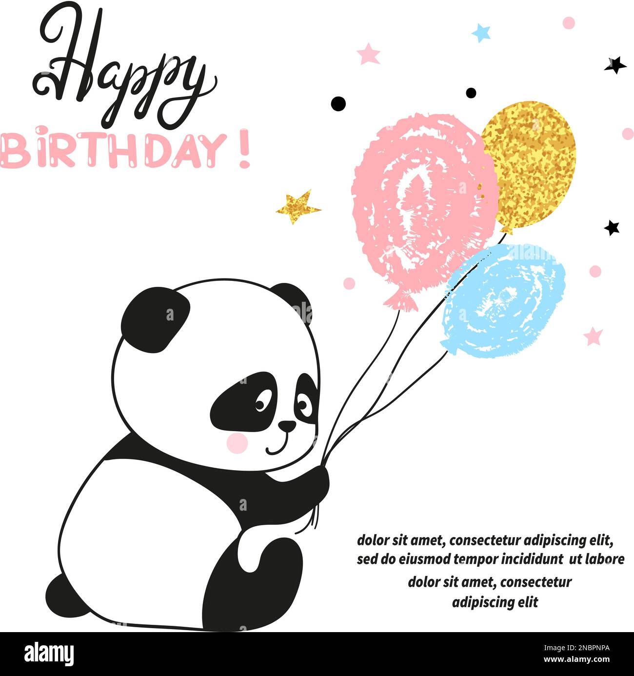 Happy Bday Card Design