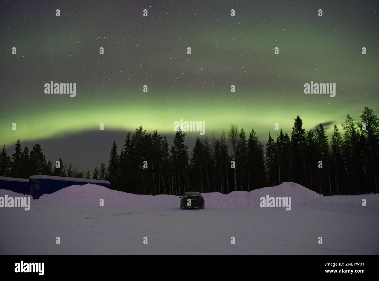 Kittila, Finland - Feb 12, 2023: Wonderful landscapes in Lapland ...