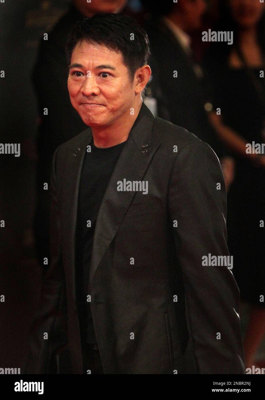 Chinese martial art movie star Jet Li arrives on the red carpet during ...
