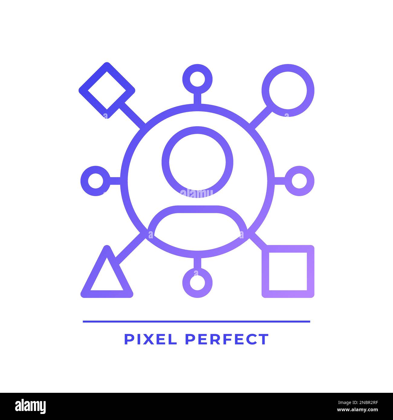 Archetype pixel perfect gradient linear vector icon Stock Vector Image & Art - Alamy