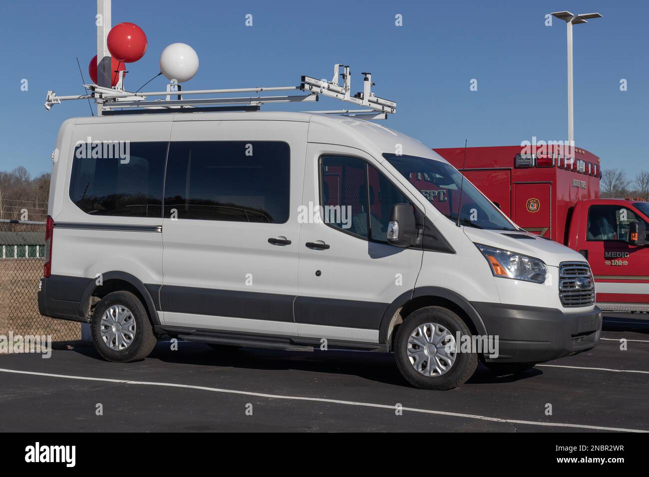 Harrison - Circa February 2023: Ford Transit display at a dealership ...