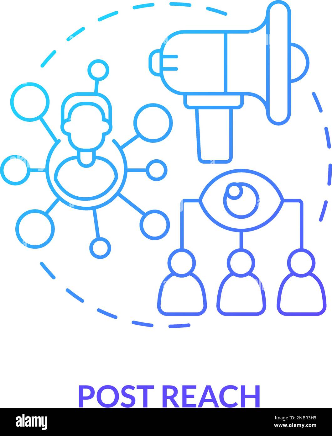 Digital reach abstract Stock Vector Images - Alamy