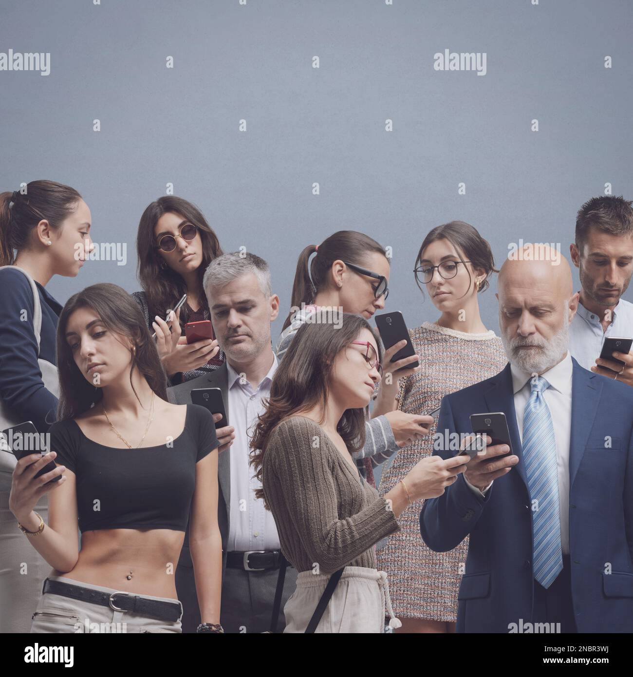 Focused diverse group business people hi-res stock photography and ...