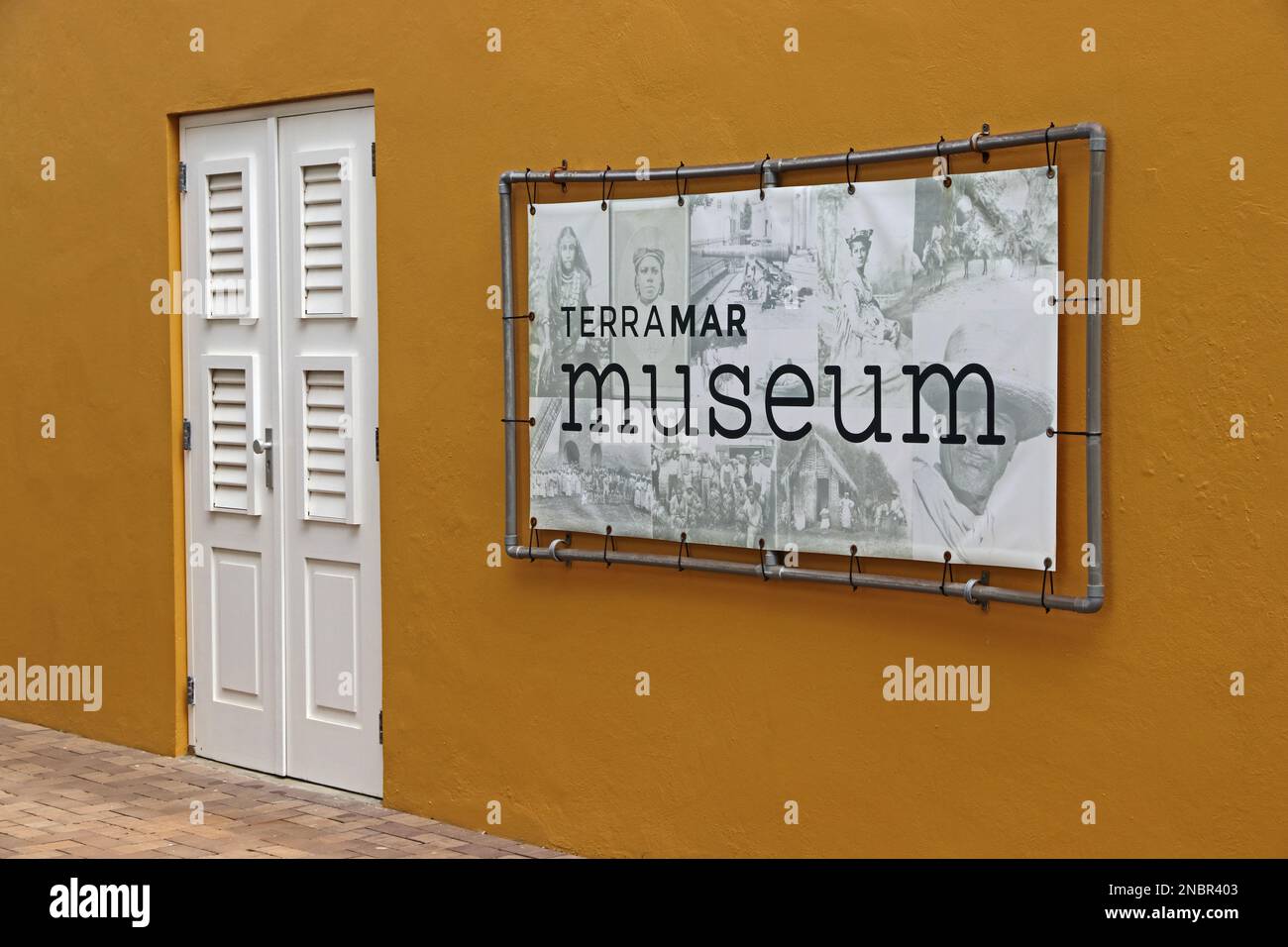 Entrance to Terramar Museum, Kralendijk, Bonaire Stock Photo - Alamy