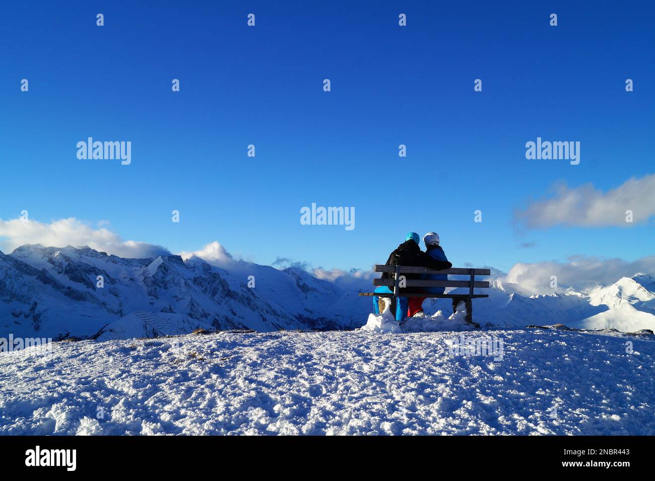 Bench with a view Stock Photo - Alamy
