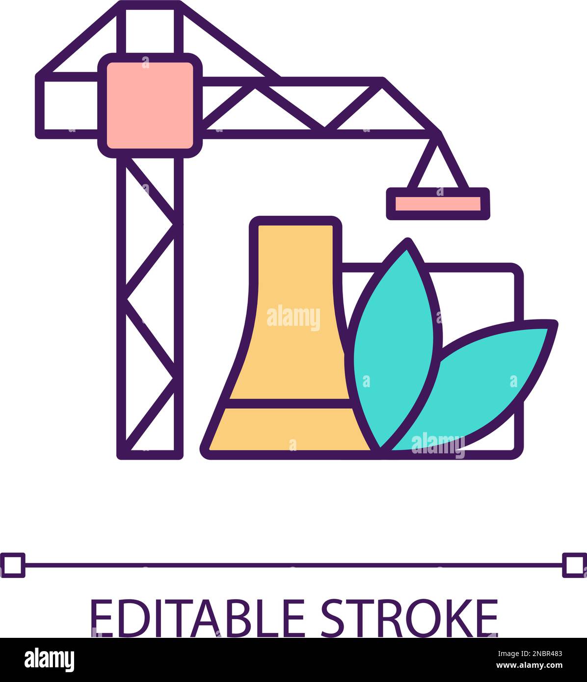 Green manufacturing RGB color icon Stock Vector Image & Art - Alamy