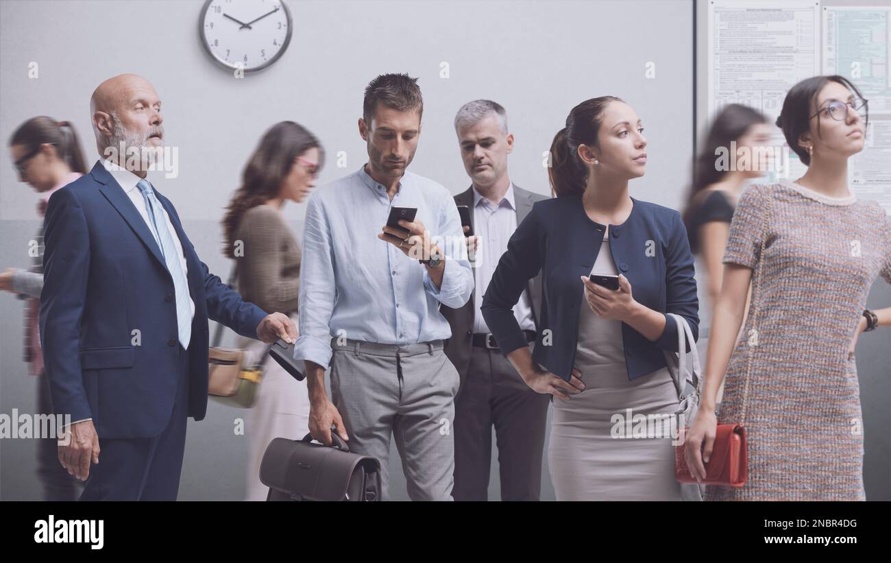 Quick thief pickpocketing in the crowded city street, he is stealing a ...