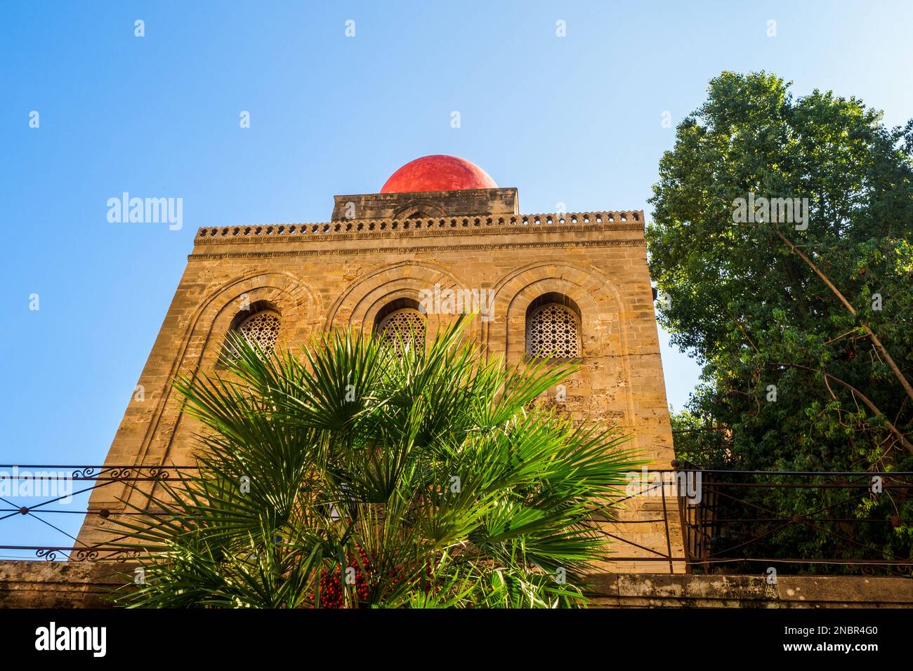 The Arab-Norman architecture style church of San Cataldo - Palermo ...