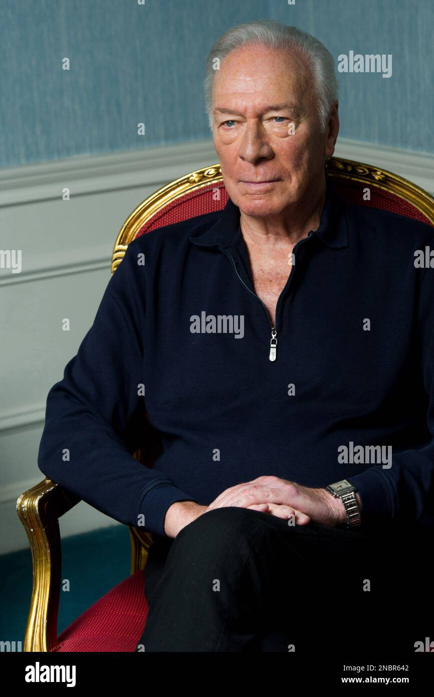 Christopher Plummer poses for a portrait in New York, Tuesday, May 24 ...