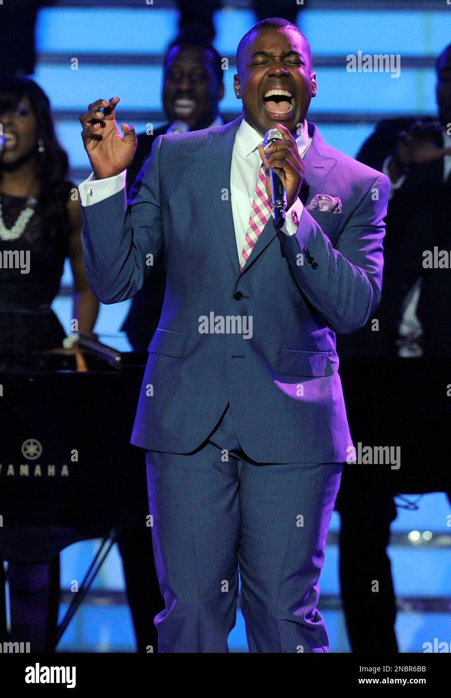 Jacob Lusk performs at the "American Idol" finale on Wednesday, May 25 ...