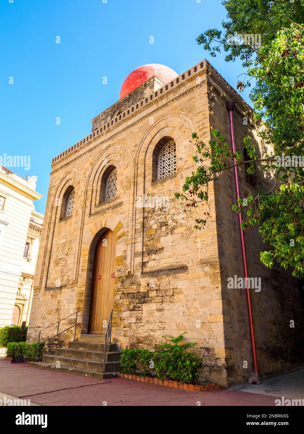 The Arab-Norman architecture style church of San Cataldo - Palermo ...