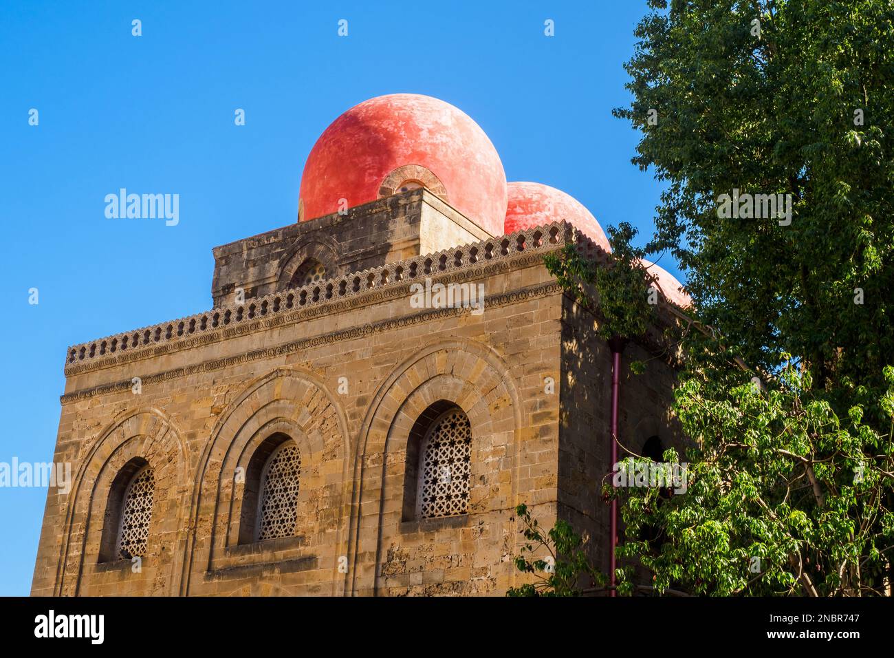 The Arab-Norman architecture style church of San Cataldo - Palermo ...