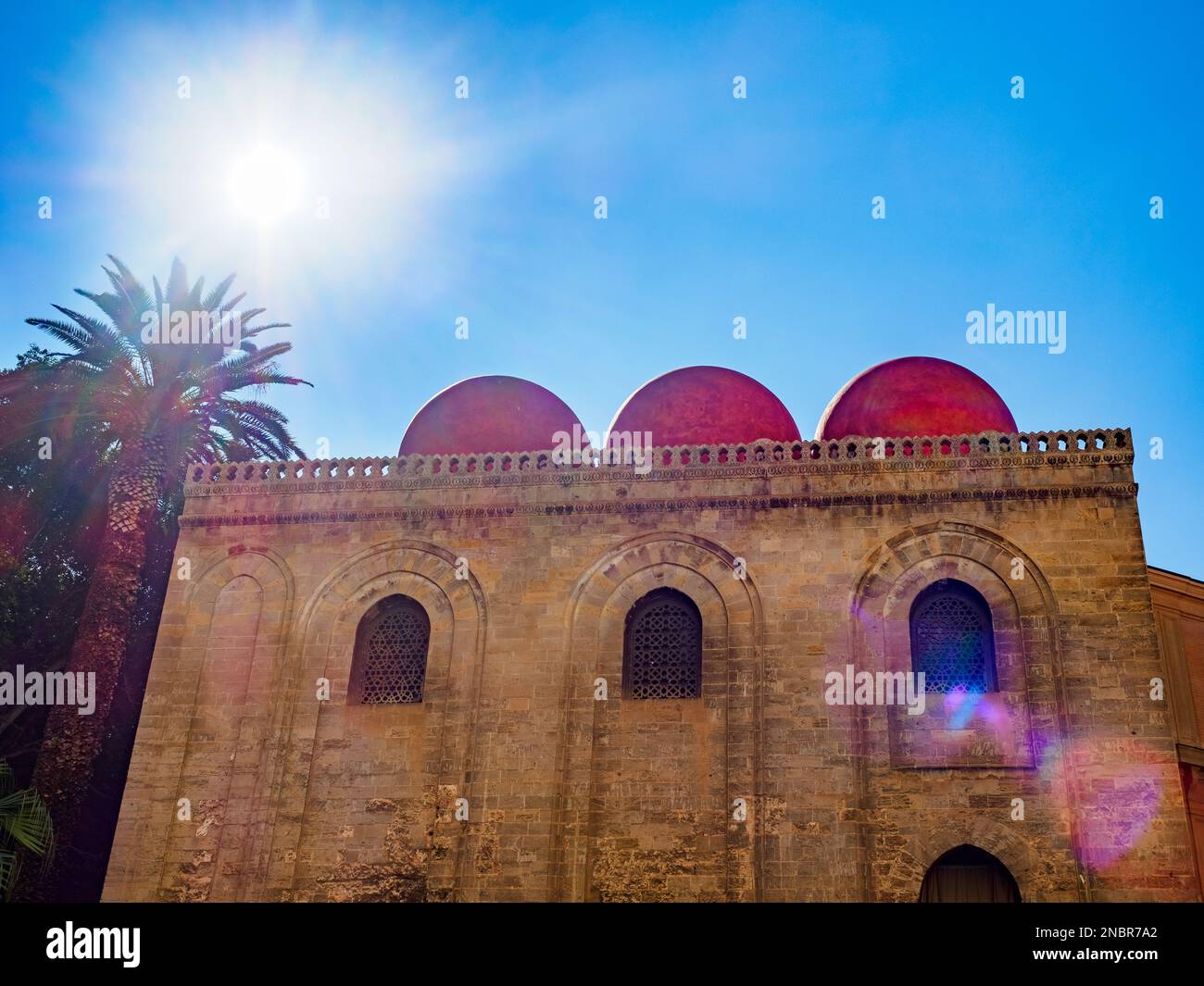 The Arab-Norman architecture style church of San Cataldo - Palermo ...