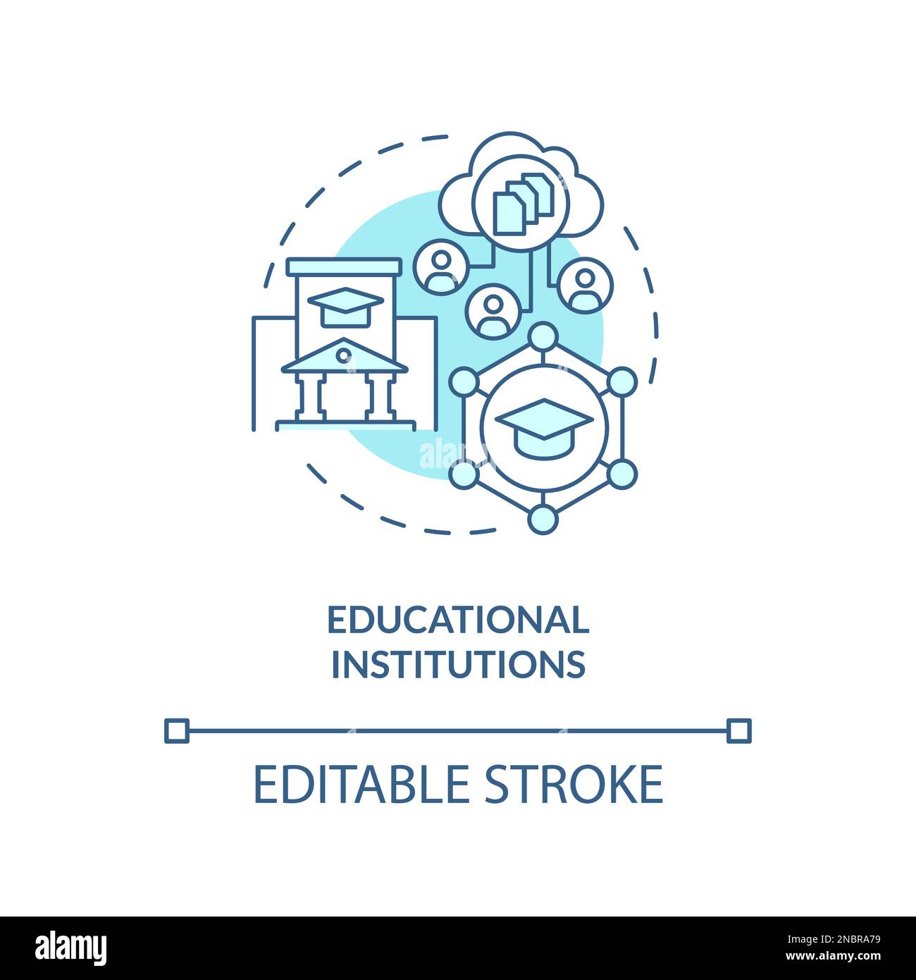 Educational system logo hi-res stock photography and images - Alamy