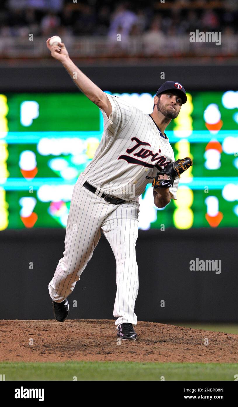 Minnesota Twins pitcher Nick Blackburn during a baseball game Tuesday ...