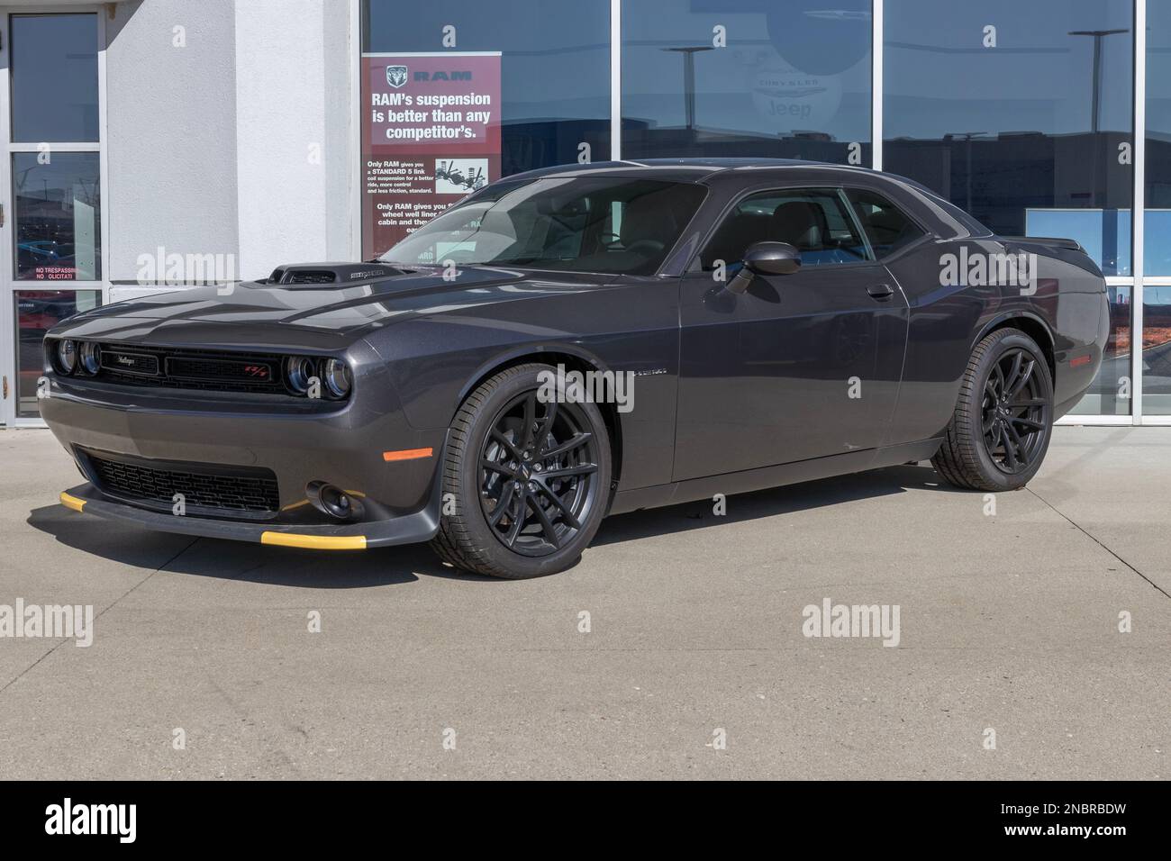 Cincinnati - Circa February 2023: Dodge Challenger display. Dodge ...