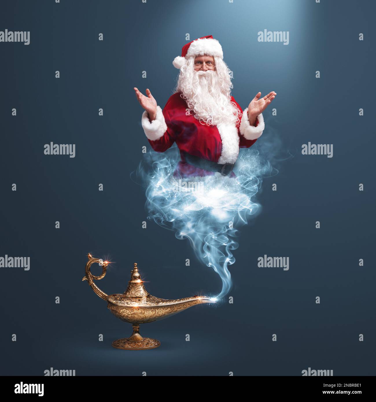 Genie coming out magic lamp hi-res stock photography and images - Alamy