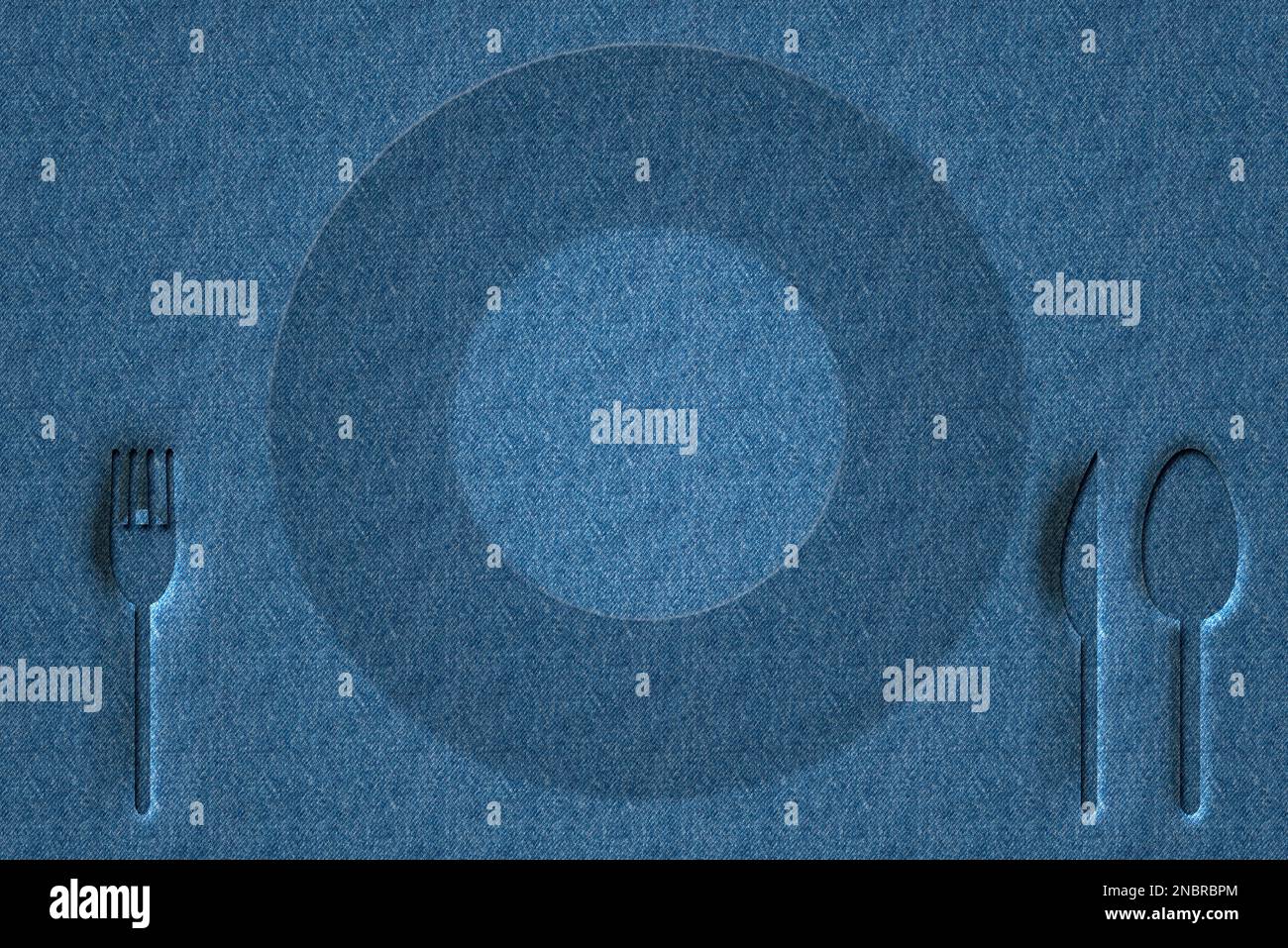 Youth concept restaurant menu background with blank space for text and ...