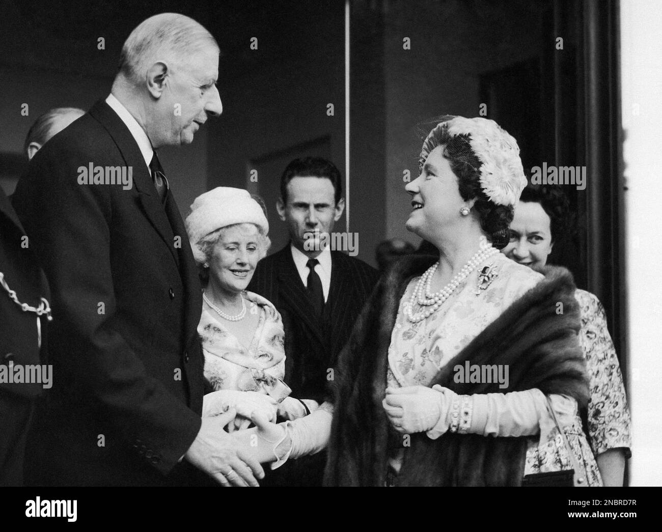 During her short stay in the capital, Queen Mother Elizabeth had lunch ...