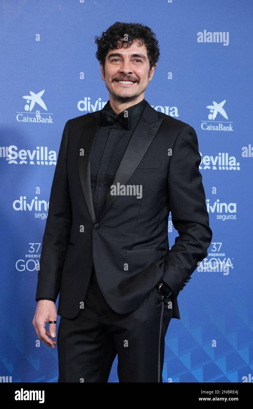 Actor Jose Manuel Seda poses on arrival before the ceremony for the ...
