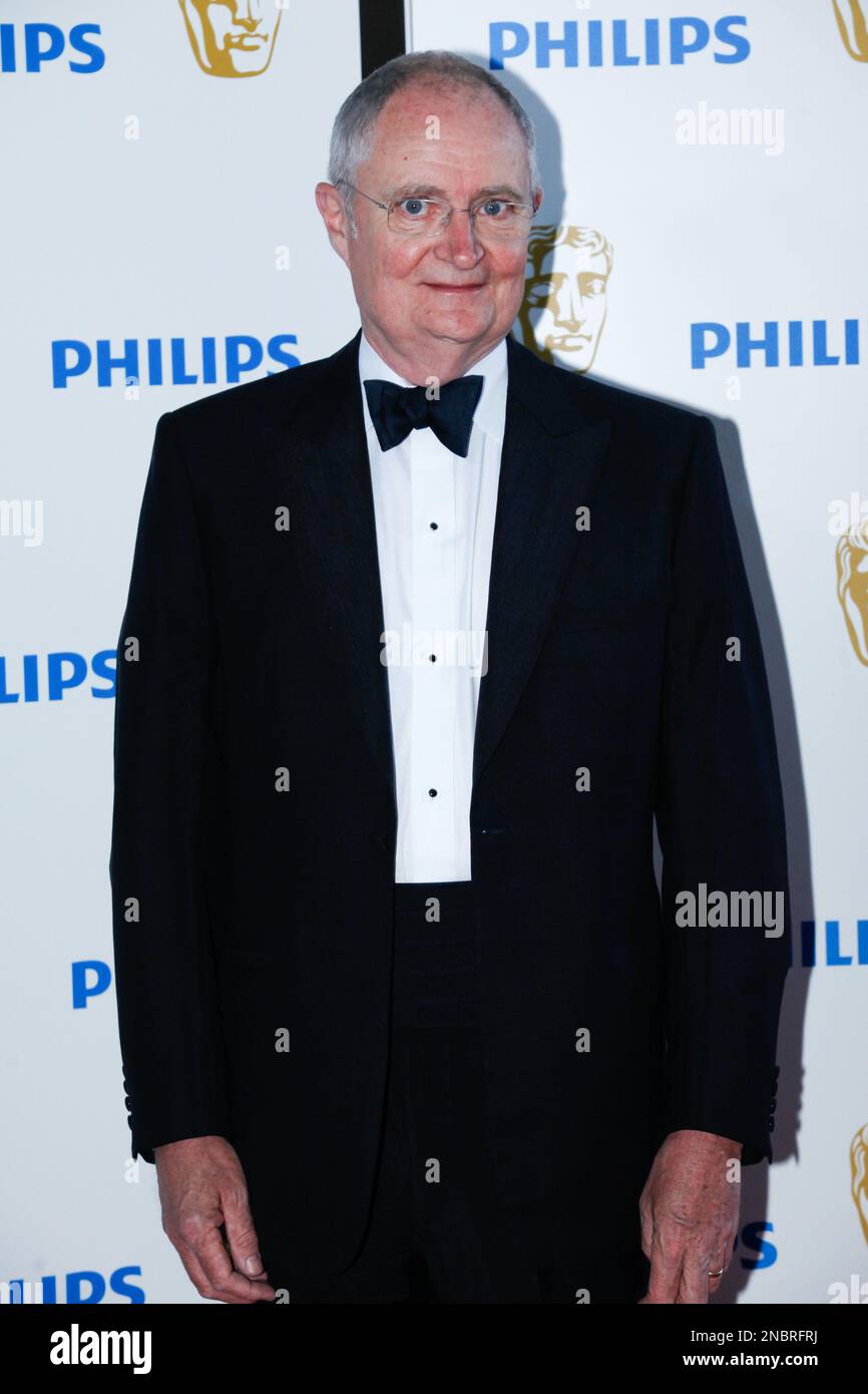 British actor Jim Broadbent arrives at The British Academy Television ...