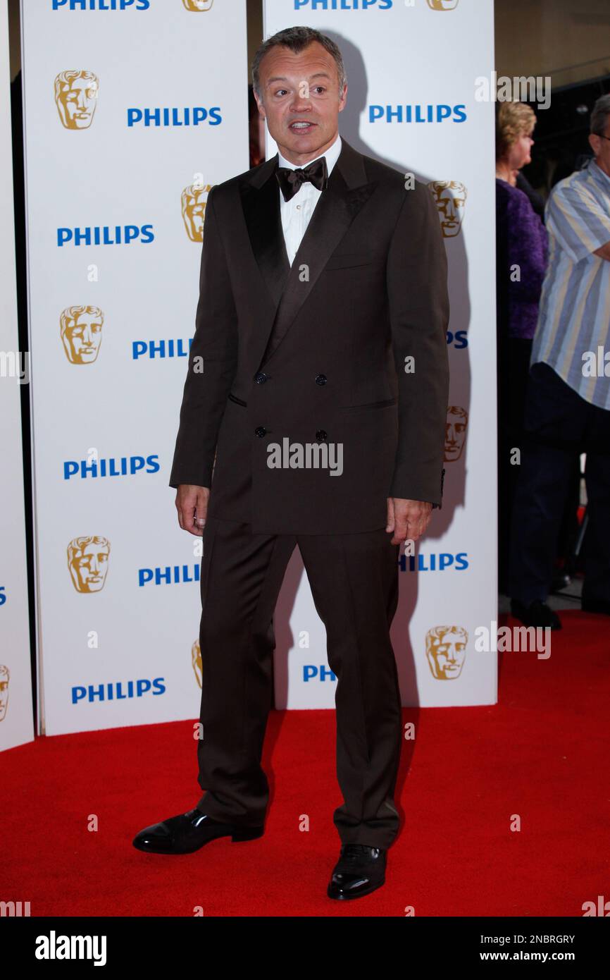 British television presenter Graham Norton arrives at The British ...